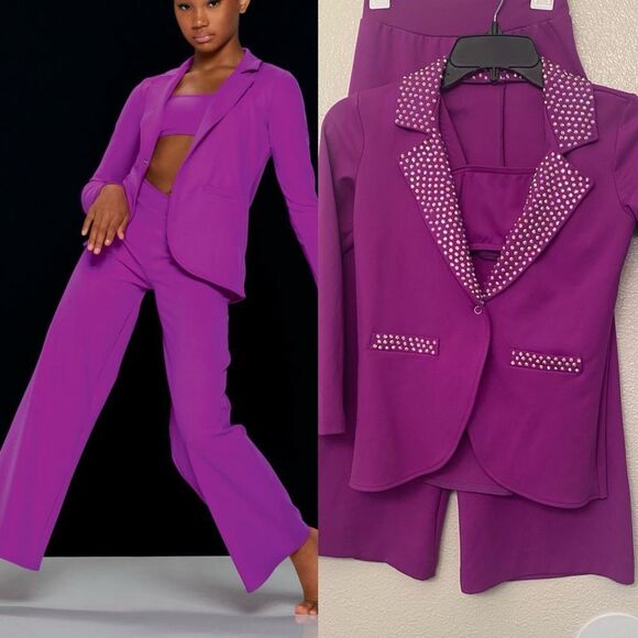 Kelle | Costumes | Kelle Customdance Costume 3 Piece Suit Blazer ...